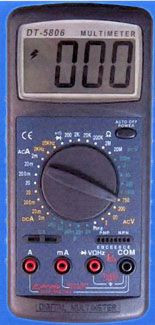 Digital Multi-Meter with Temperature