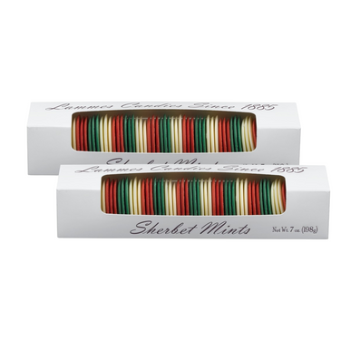 2 Pack Holiday Sherbet Mints | Lammes Candies