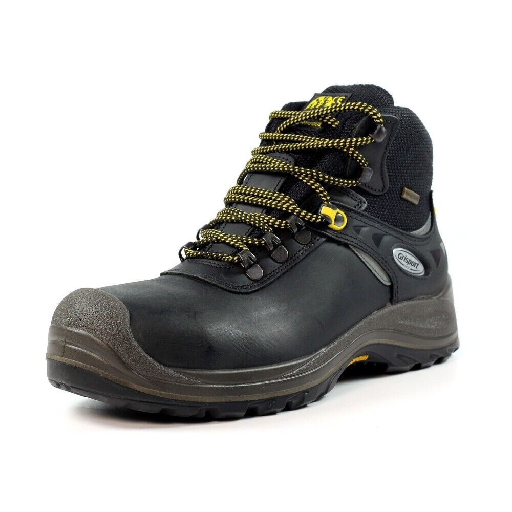 GriSport Vulcan Mens Vibram Steel Toe/Midsole Work Waterproof Boots ...