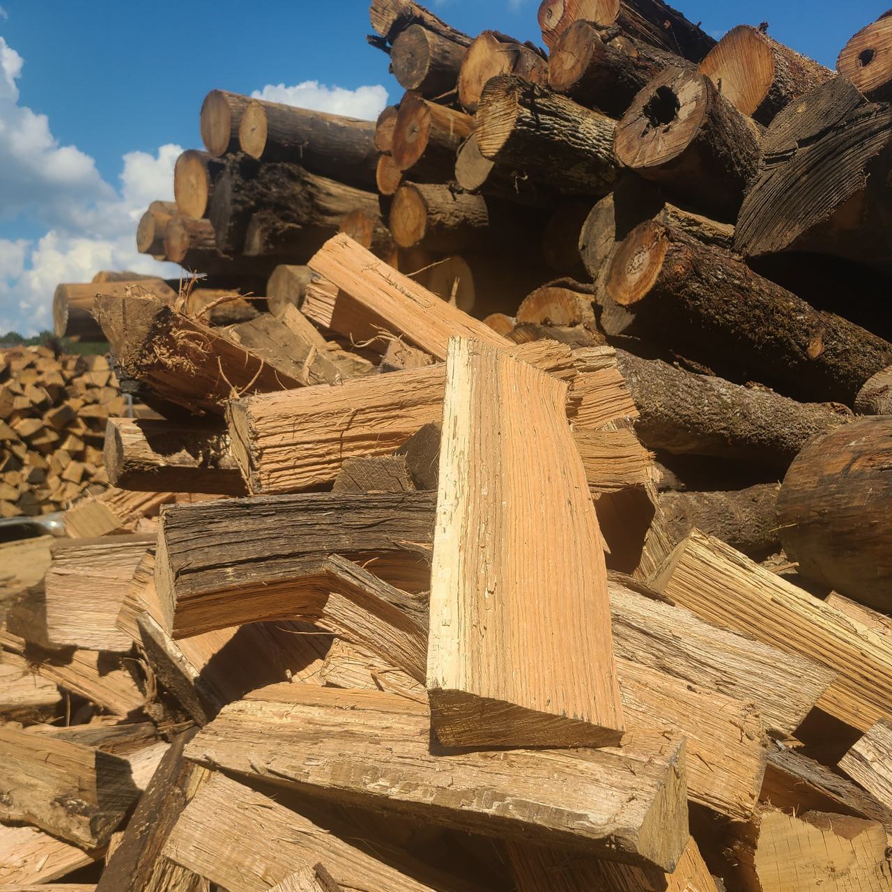 Red Oak Cooking Wood by Quarter Cord – Mild Smoke & Steady Heat for BBQ ...