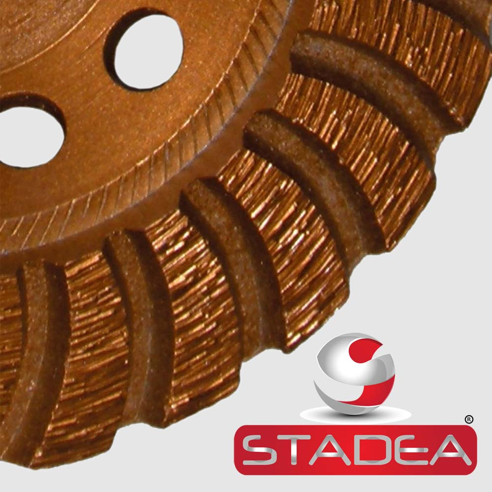 STADEA 5" Diamond Cup Wheel / Stone Grinding Wheel for Sanding Grinding ...