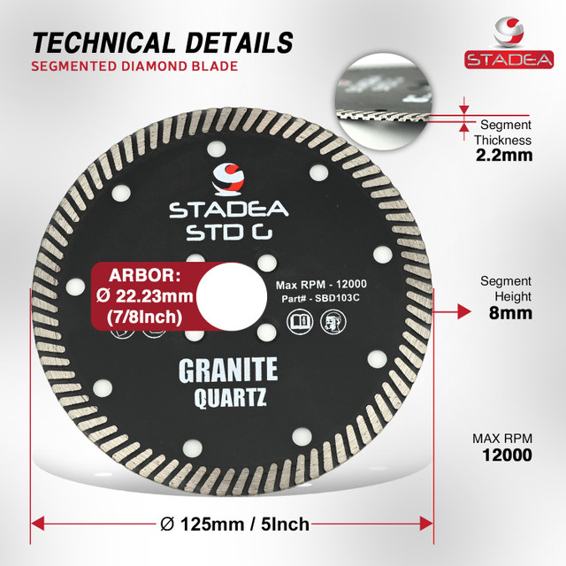 Diamond Saw Blade Quartzite | Blade to Cut Hard Stone