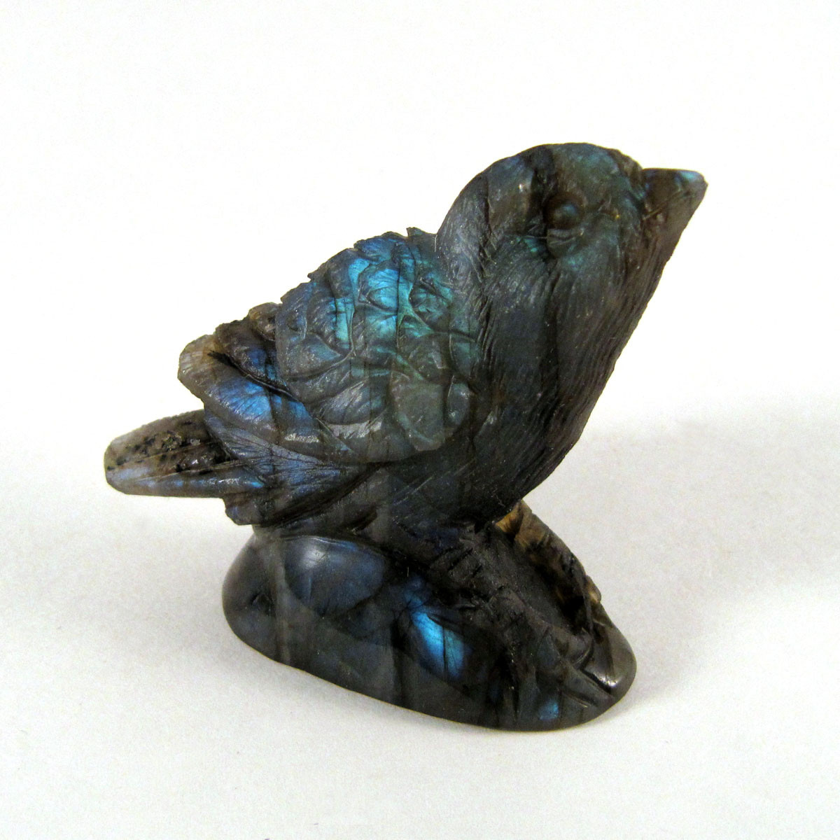 Carved Labradorite Bird
