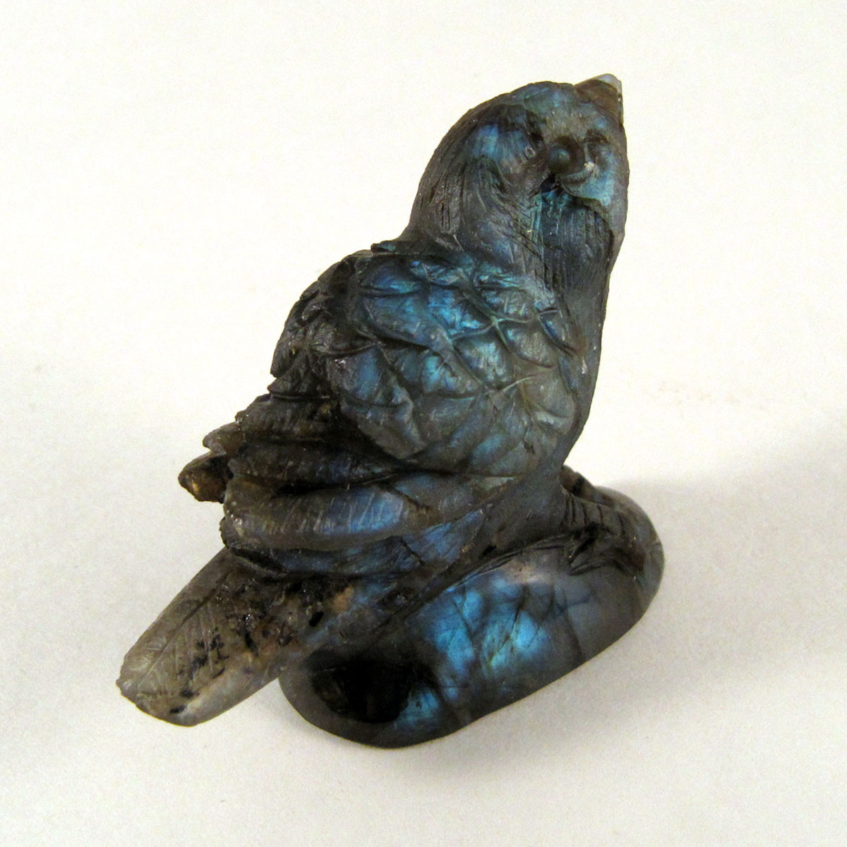 Carved Labradorite Bird