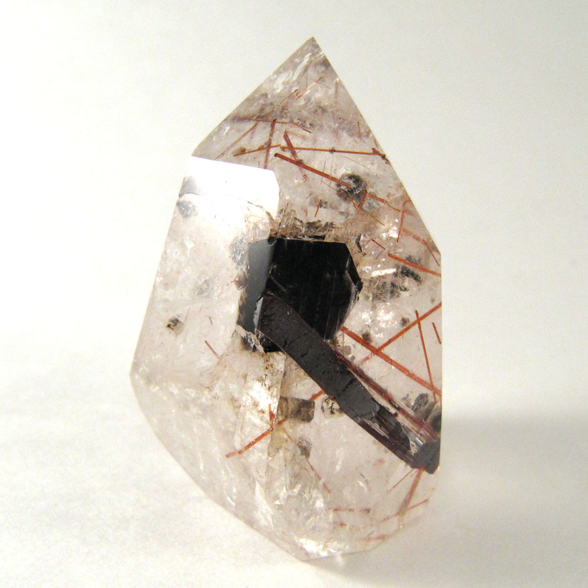 Quartz with Multiple Inclusions, Mica & Rutile