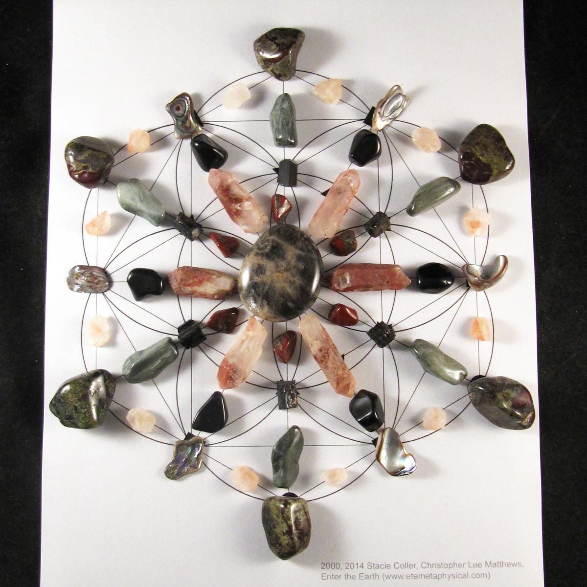 New Moon Crystal Grid