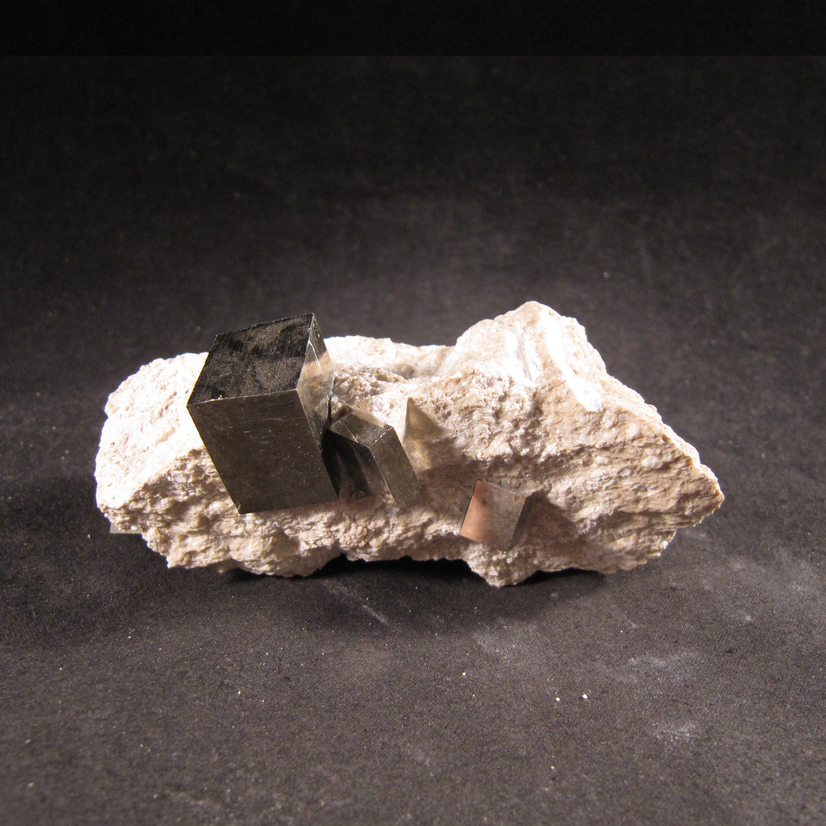 Natural Pyrite Cubes in Matrix - MPYR011 - Enter the Earth, Inc