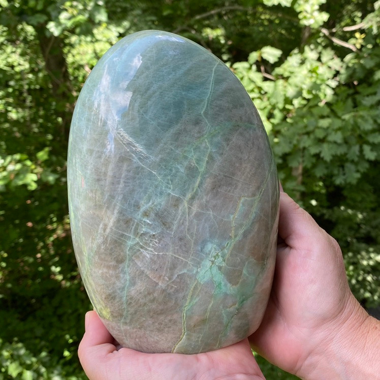 Garnierite "Green Moonstone" Freeform at Enter the Earth