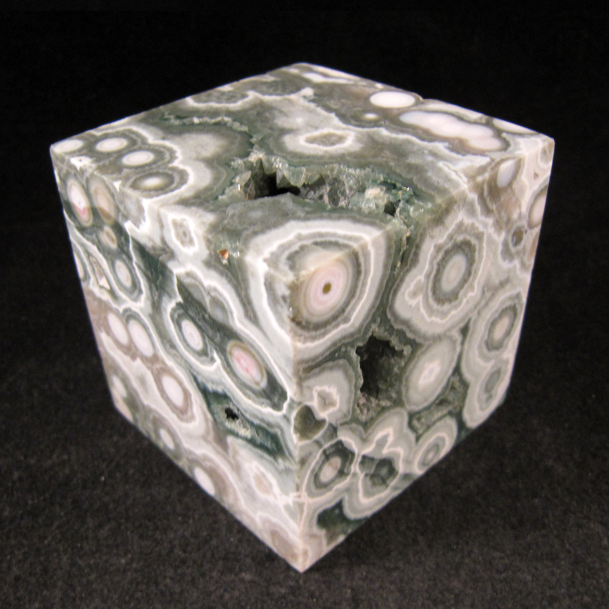 Ocean Jasper Cube - MOJCU007 - Enter the Earth, Inc
