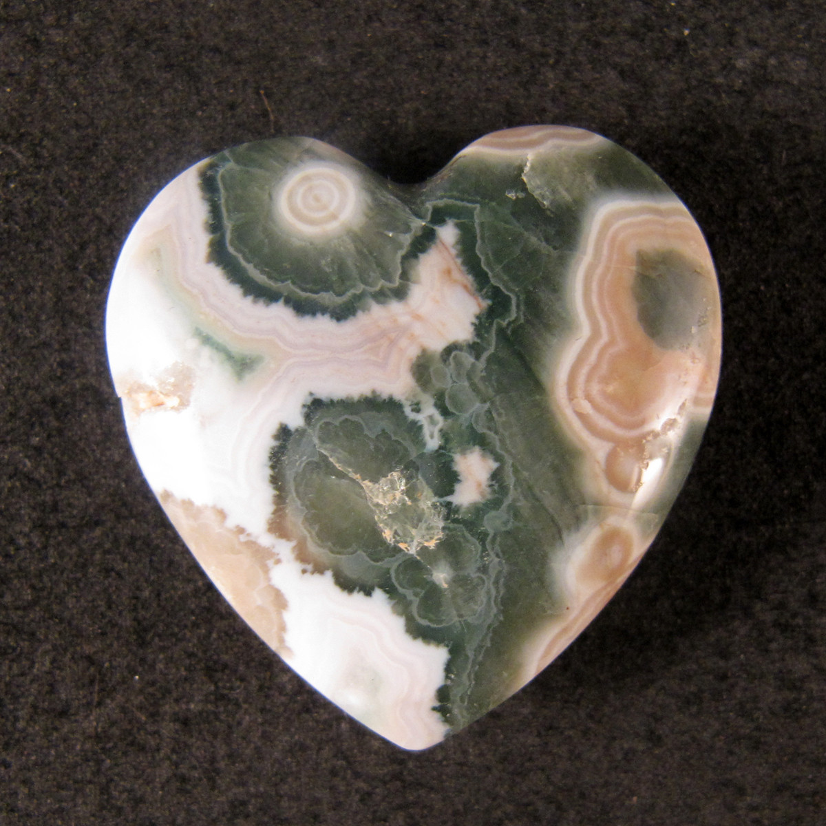 Ocean Jasper Heart - GOJH058 - Enter the Earth, Inc