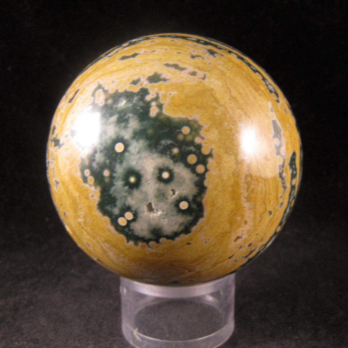 Ocean Jasper Sphere - MOJSPH035 - Enter the Earth, Inc