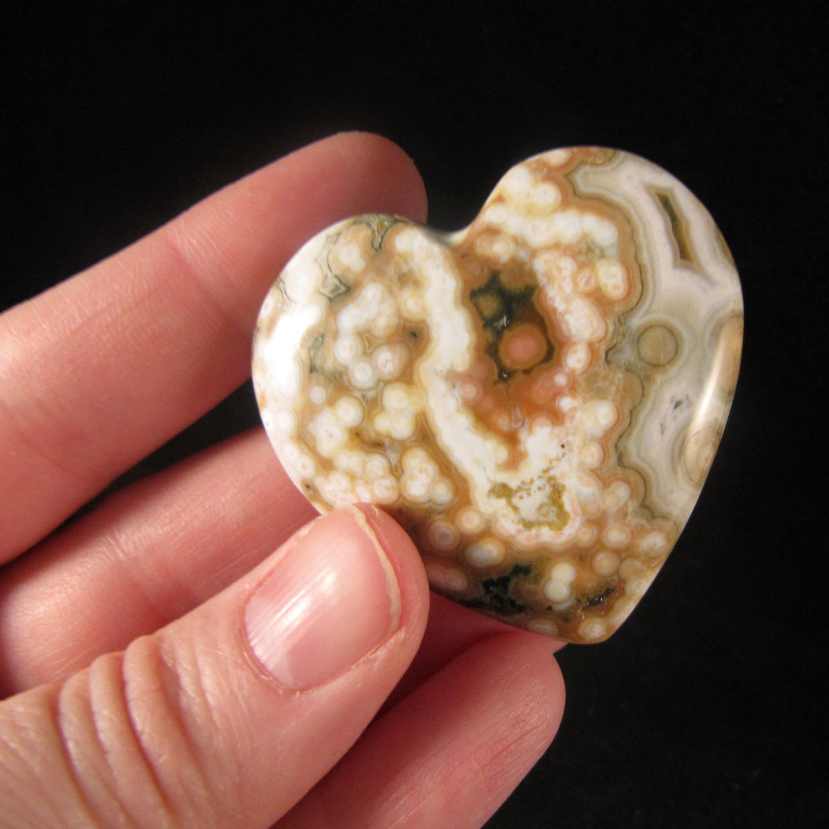 Ocean Jasper Heart - GOJH061 - Enter the Earth, Inc