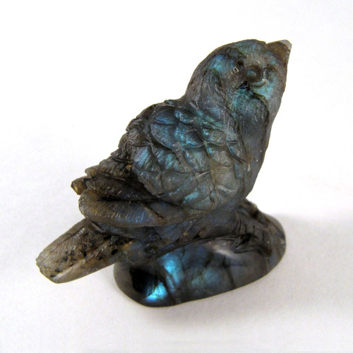 Carved Labradorite Bird