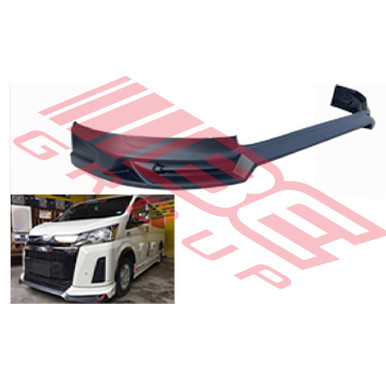 FRONT BUMPER LIP SPOILER - ABS - SHORT WHEEL BASE-TO SUIT TOYOTA HIACE ...