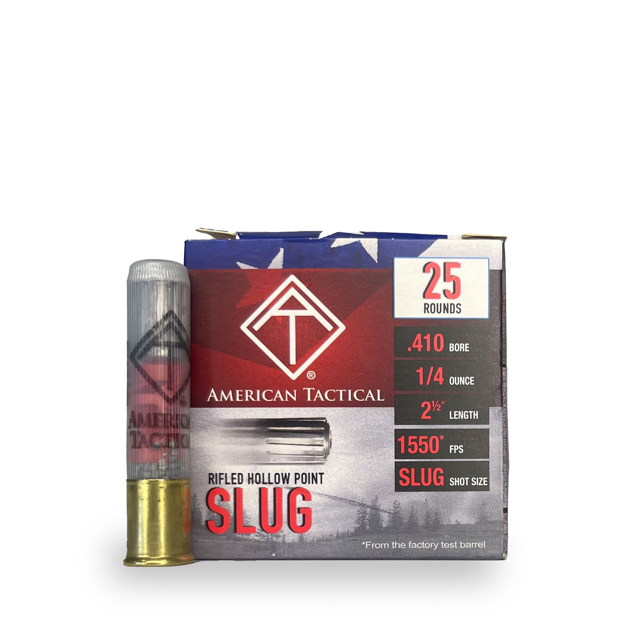ATI .410 Bore 2.5" Slug 1/4 oz - Precision Ammunition for Hunting and ...