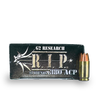 380ACP G2R RIP - 20 Rounds | Cutting-Edge Self-Defense Ammo