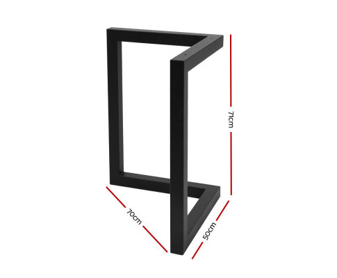 V-Shape Metal Table Legs