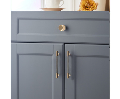 Gold Furniture Kitchen Cabinet Handle Pull Knob