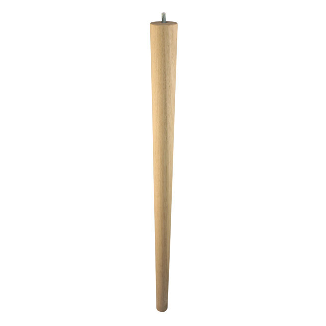 Raw Vic Ash Table Leg Tapered 600mm Height - Urban Hardware