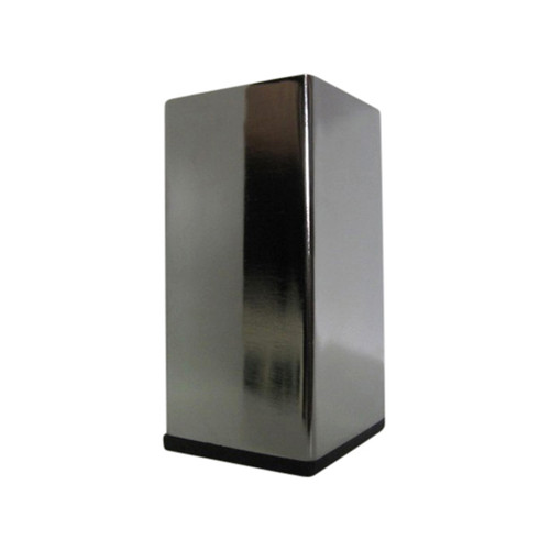 Chrome Square Sofa Leg 100mm – Modern Furniture Replacement