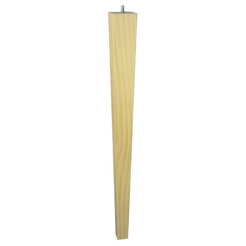 Pine Leg Square Tapered 600mm Height - Urban Hardware