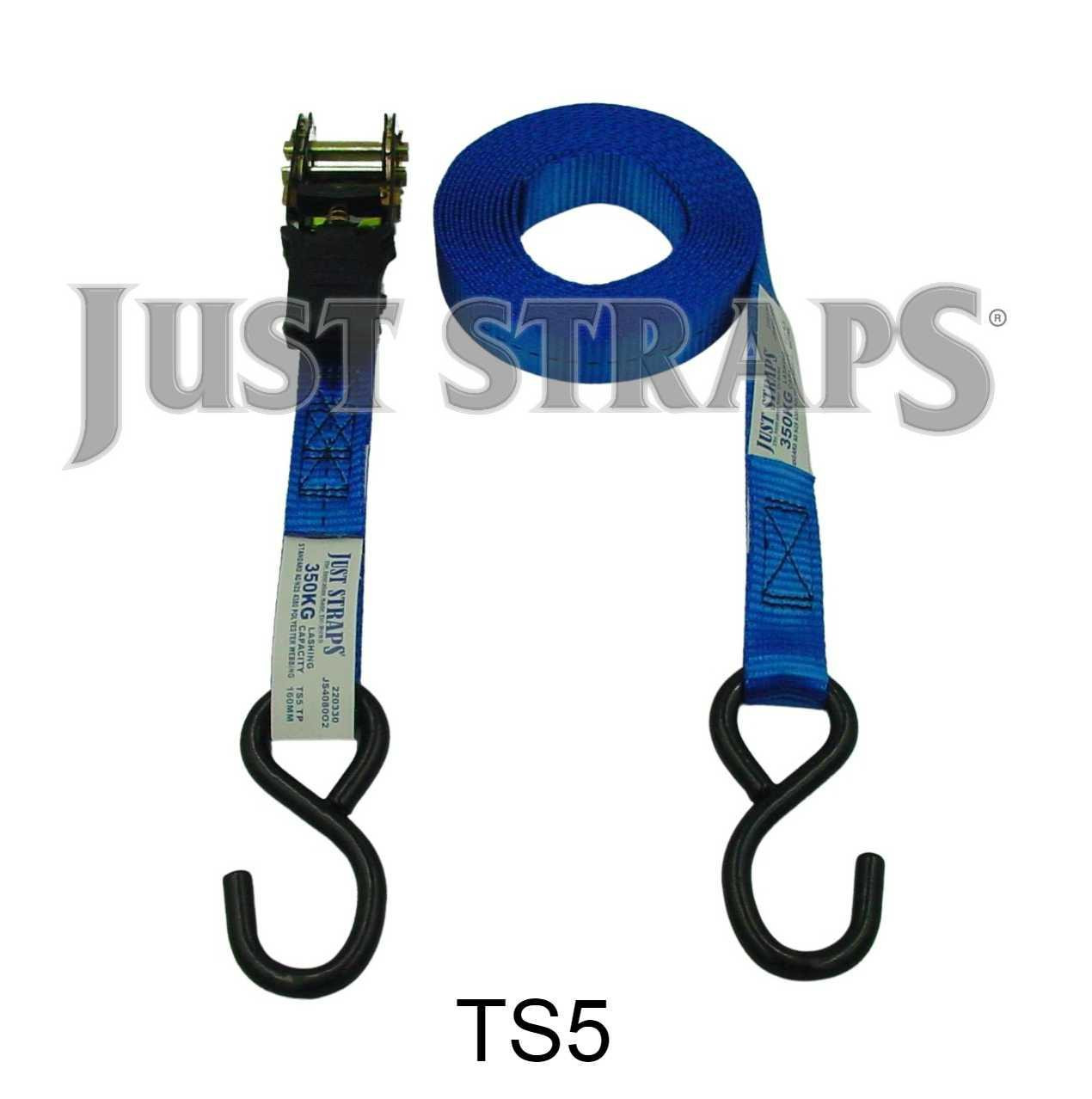 Just Straps® Tie Down Ratchet L/Duty 25mm / 4.3metre - JustStraps2go