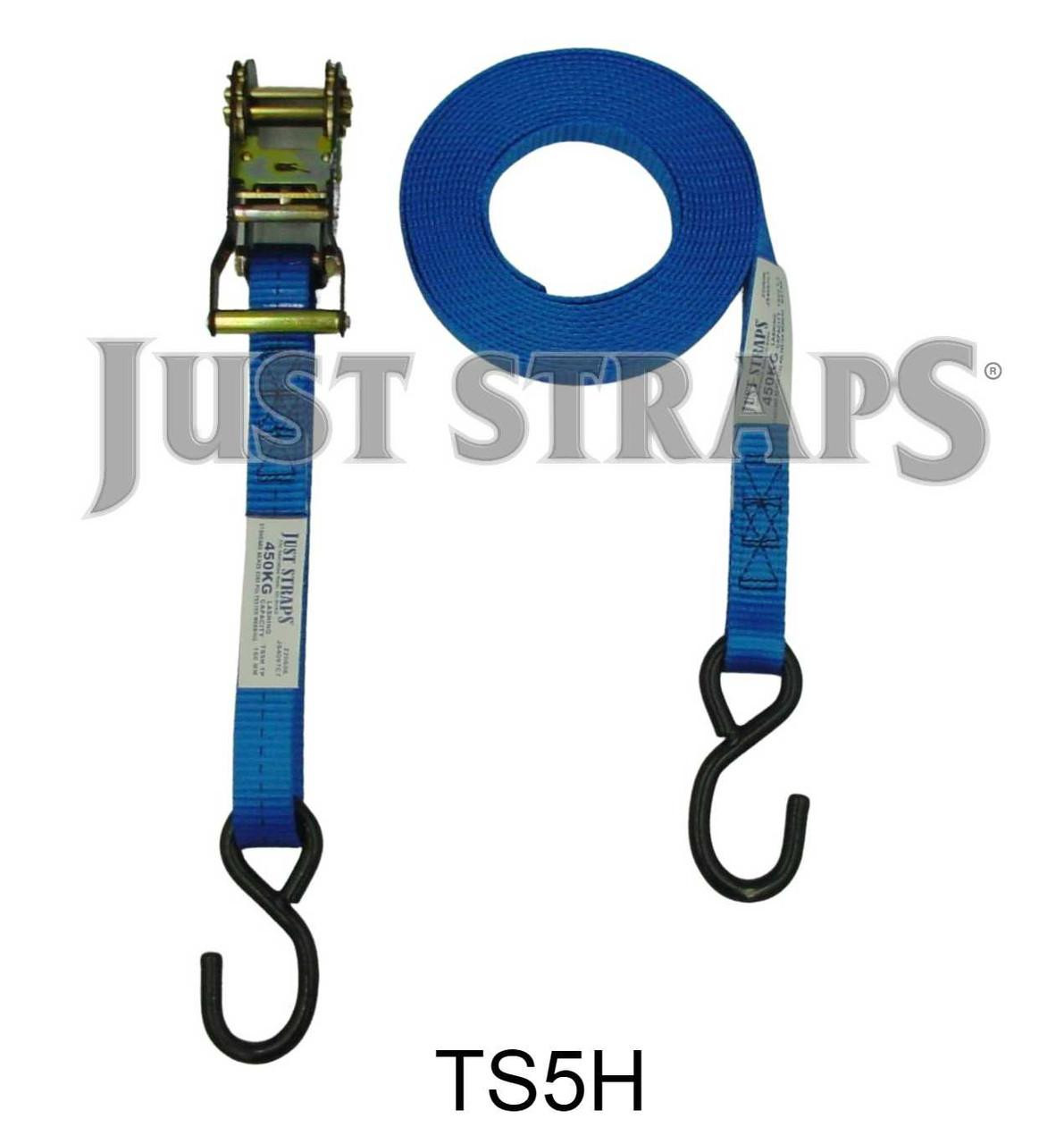 Just Straps® Tie Down Ratchet H/Duty 25mm / 5.5metre - JustStraps2go