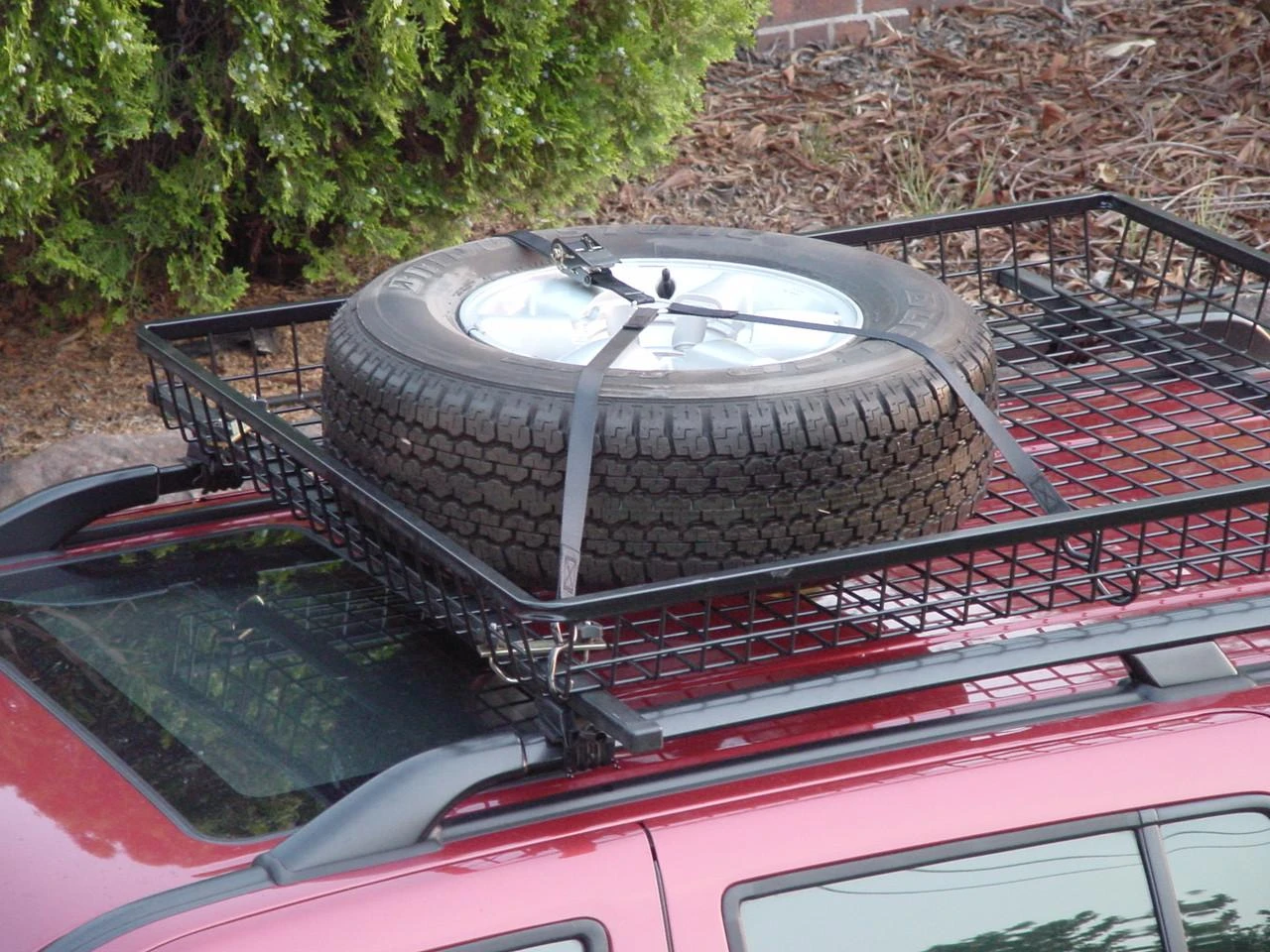 Just Straps 4WD Spare Tyre Strap 3 leg configuration - JustStraps2go