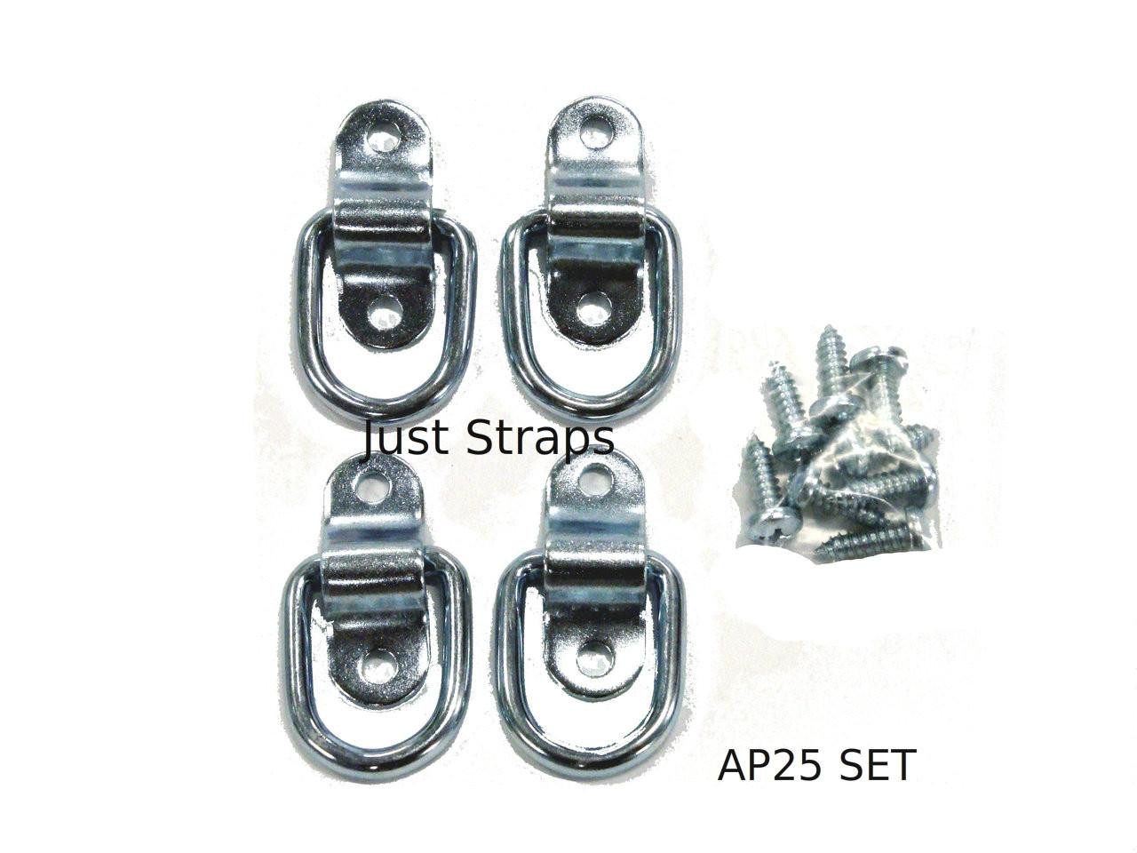 Just Straps® Tie Down Anchor Plates Set of 4 - JustStraps2go