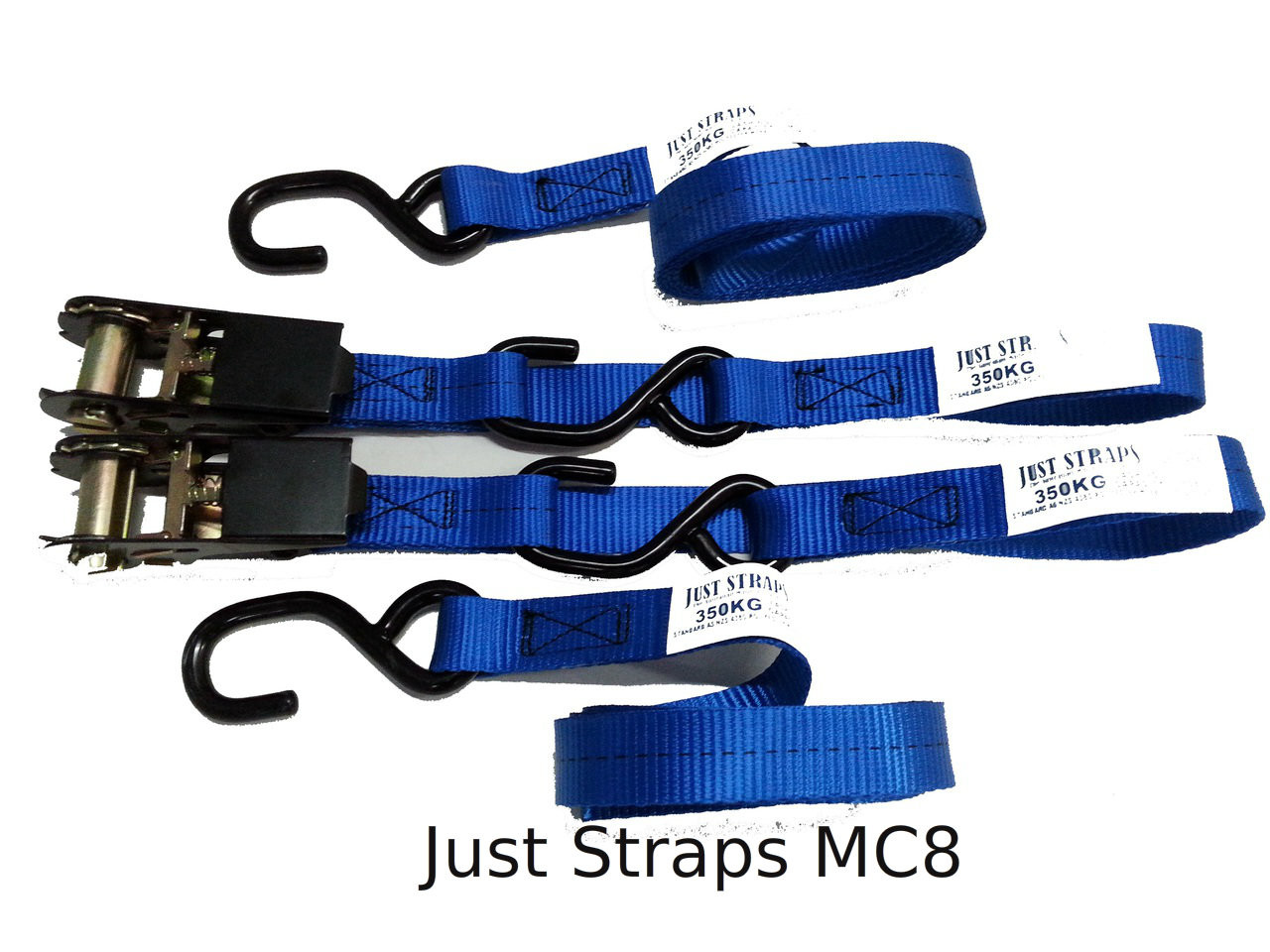 Just Straps® Motor Cycle Ratchet Straps - JustStraps2go