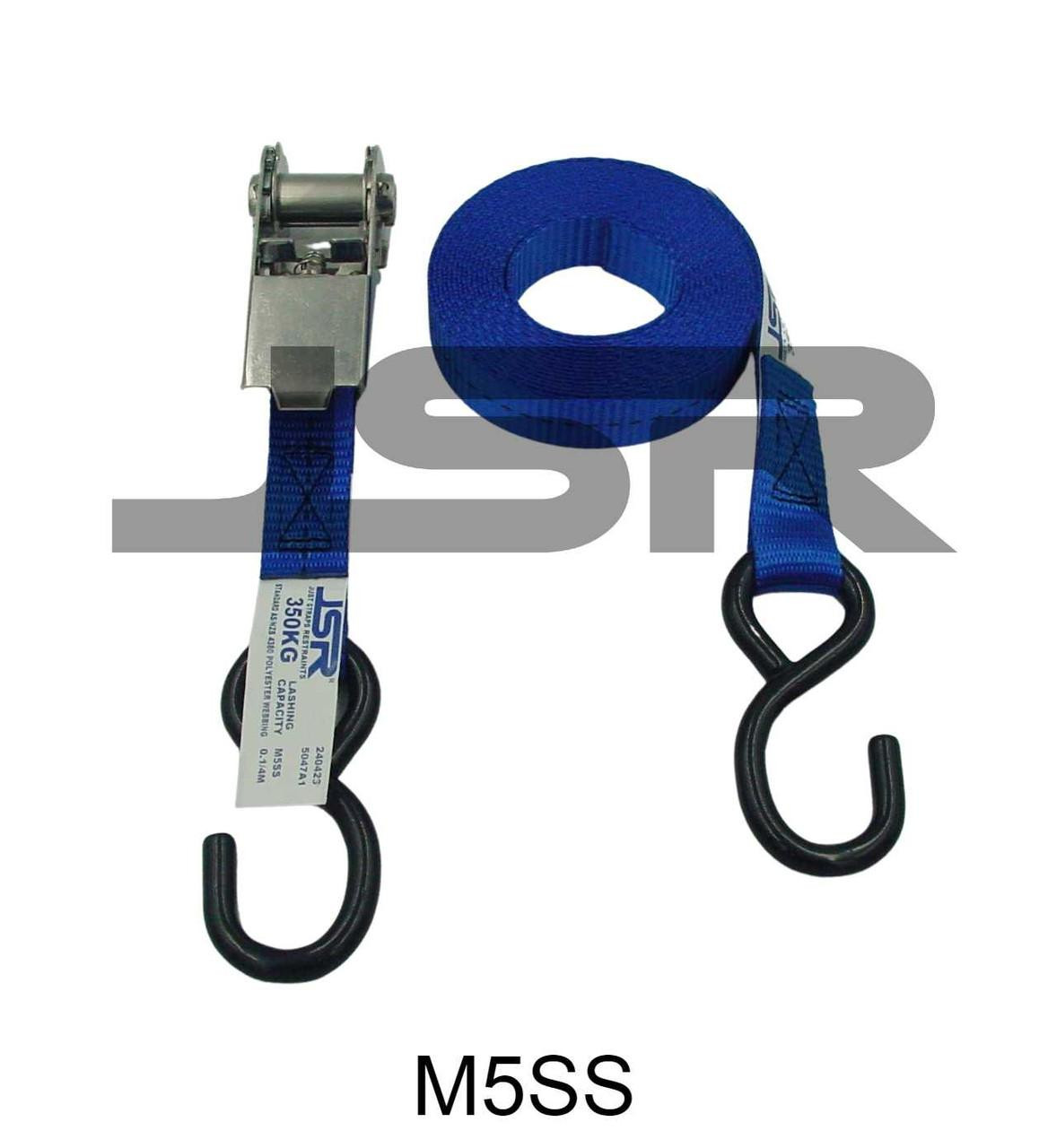 Jsr® 25mm Stainless Steel Ratchet Lduty 4metre Coated S Hooks