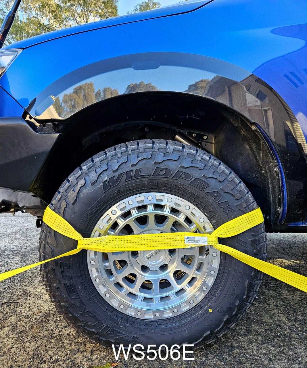 JSR® Car Transport Wheel Strap 2 pack 6 metre - JustStraps2go