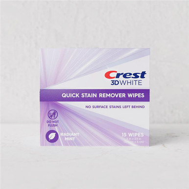Crest Quick Stain Remover - Individual Wipes in a Box | GTO