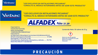 ALFADEX POLVO/50 PZAS X 25 G - Virbac B2B - Mexico PreProduction (Sandbox)