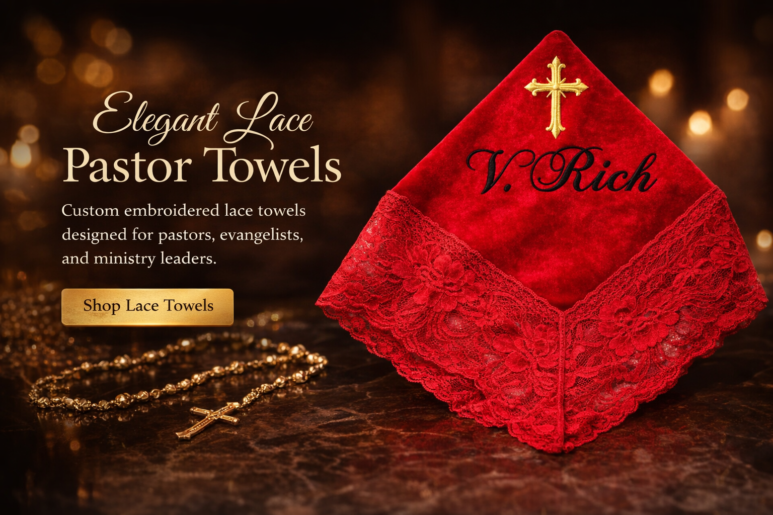 Custom Pastor Towels | Personalized & Embroidered Church Towels