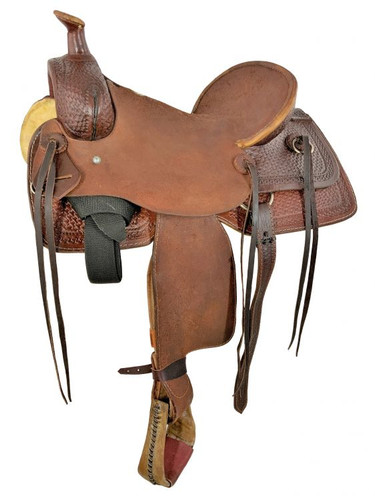 16" Buffalo Ranch Roper style saddle - Lazy Oak Equine
