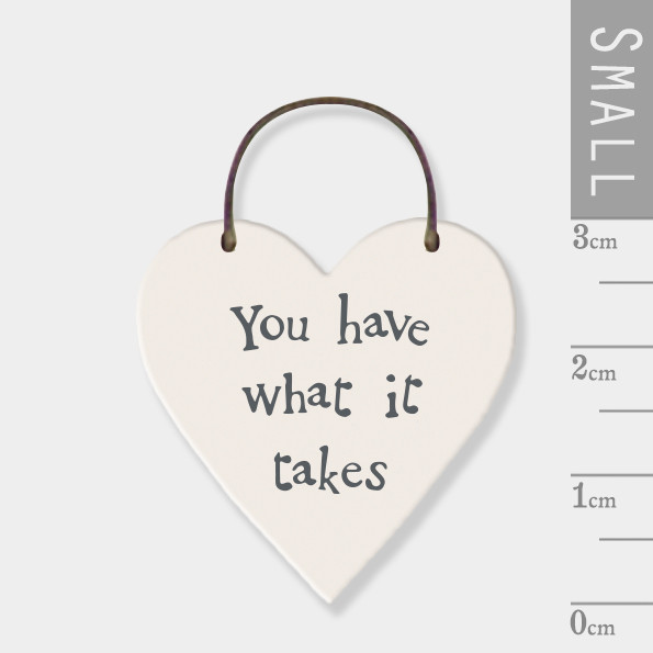 Little heart sign-You have what it takes