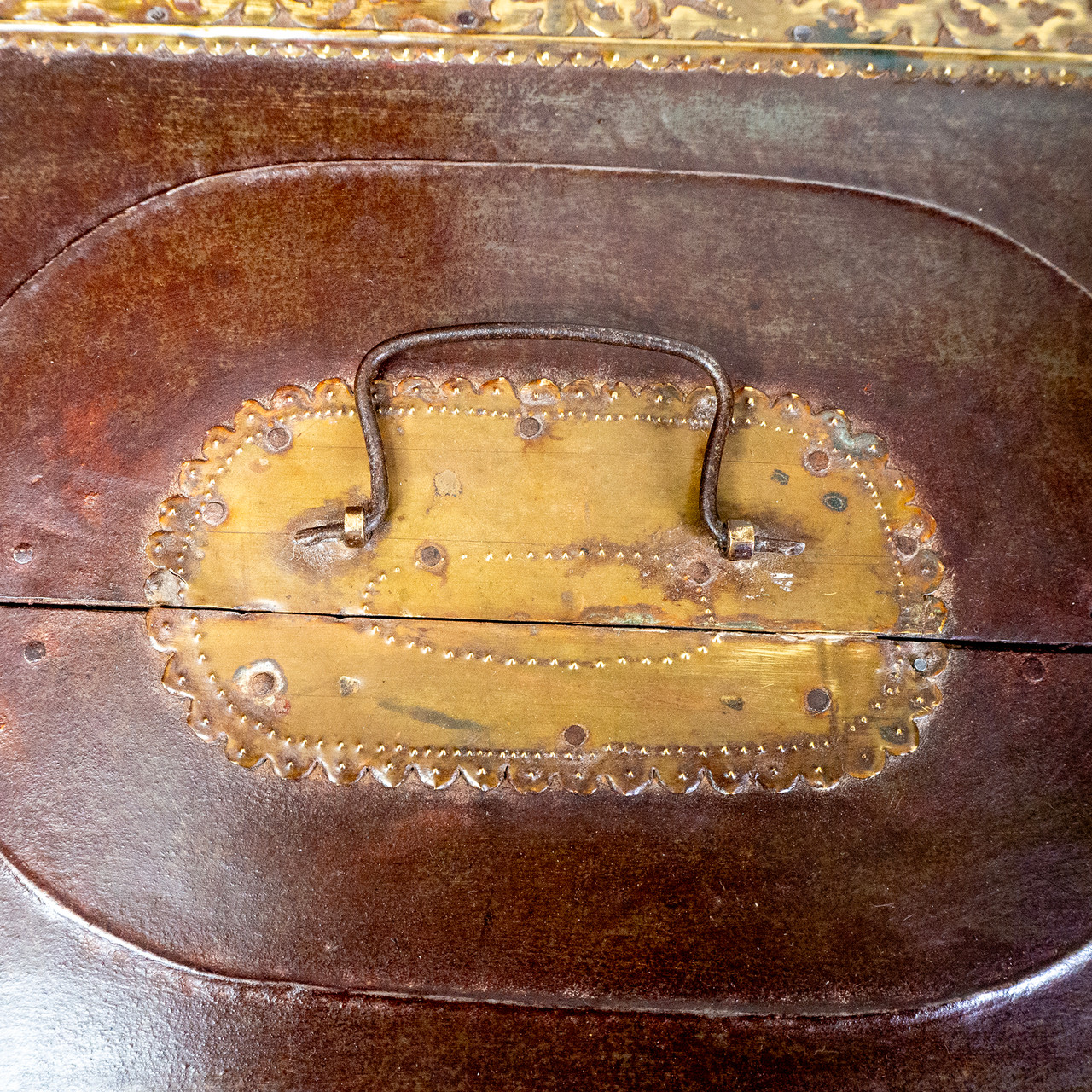 Old Indian Metal Trim Box - Fair Trade | Present Company