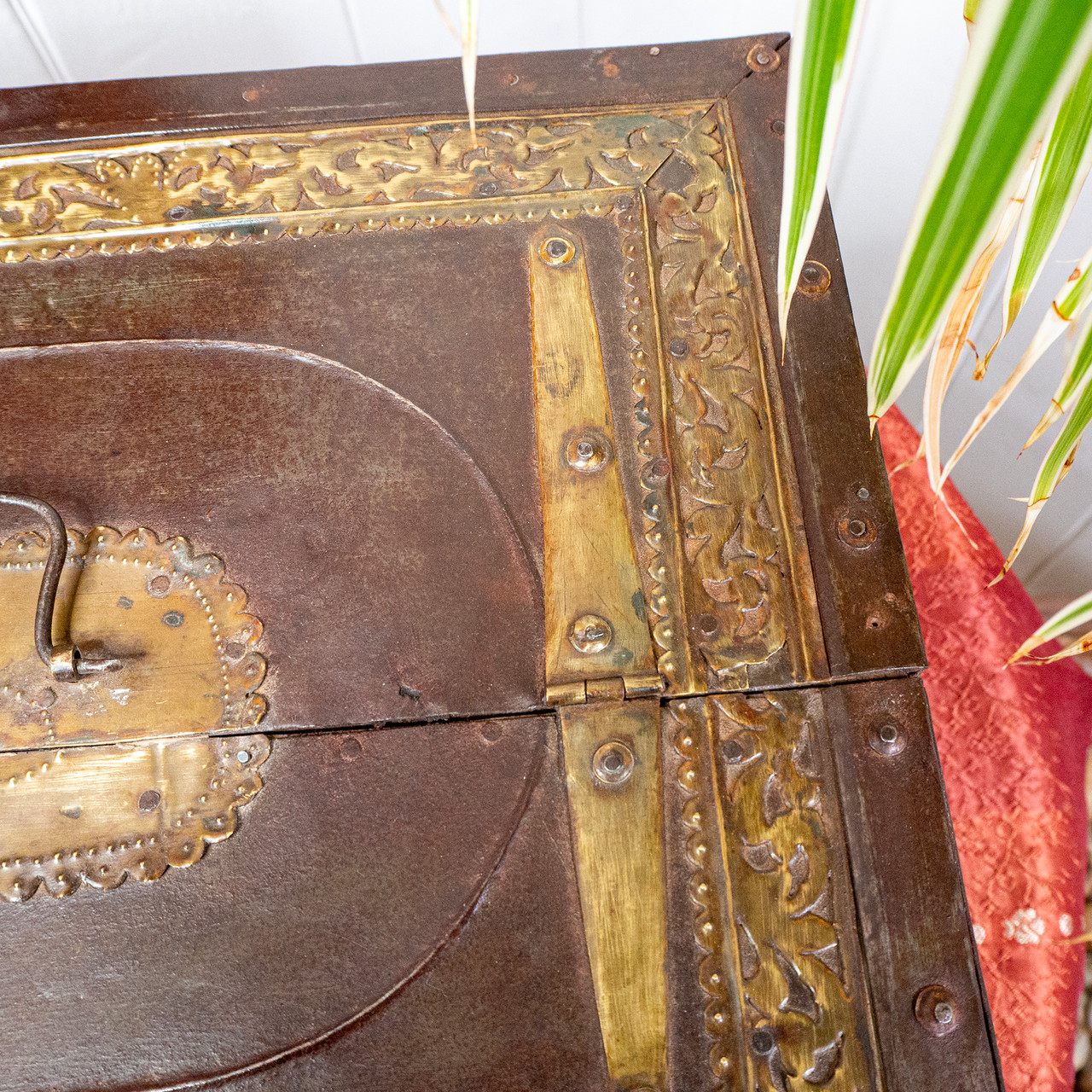Old Indian Metal Trim Box - Fair Trade | Present Company