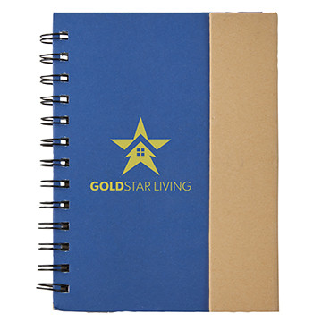 Eco Magnetic Notebook with Sticky Notes & Pen - HPG Brands