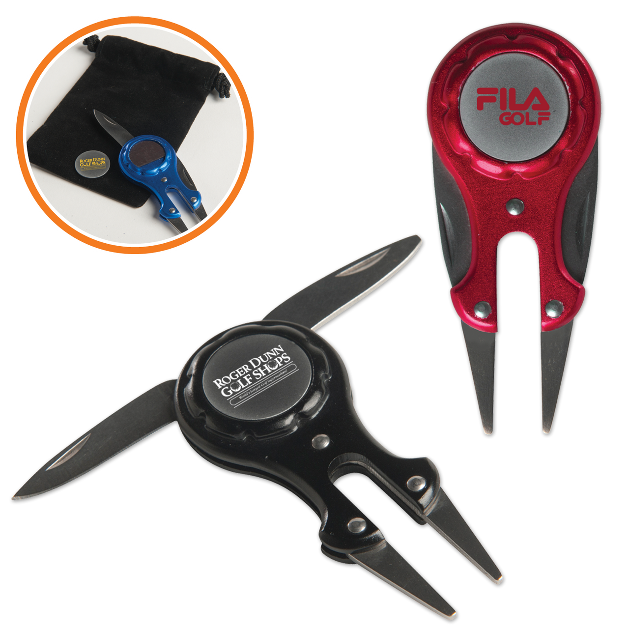‘Fix-All!’ Divot Repair Tool & Ball Marker - HPG Brands