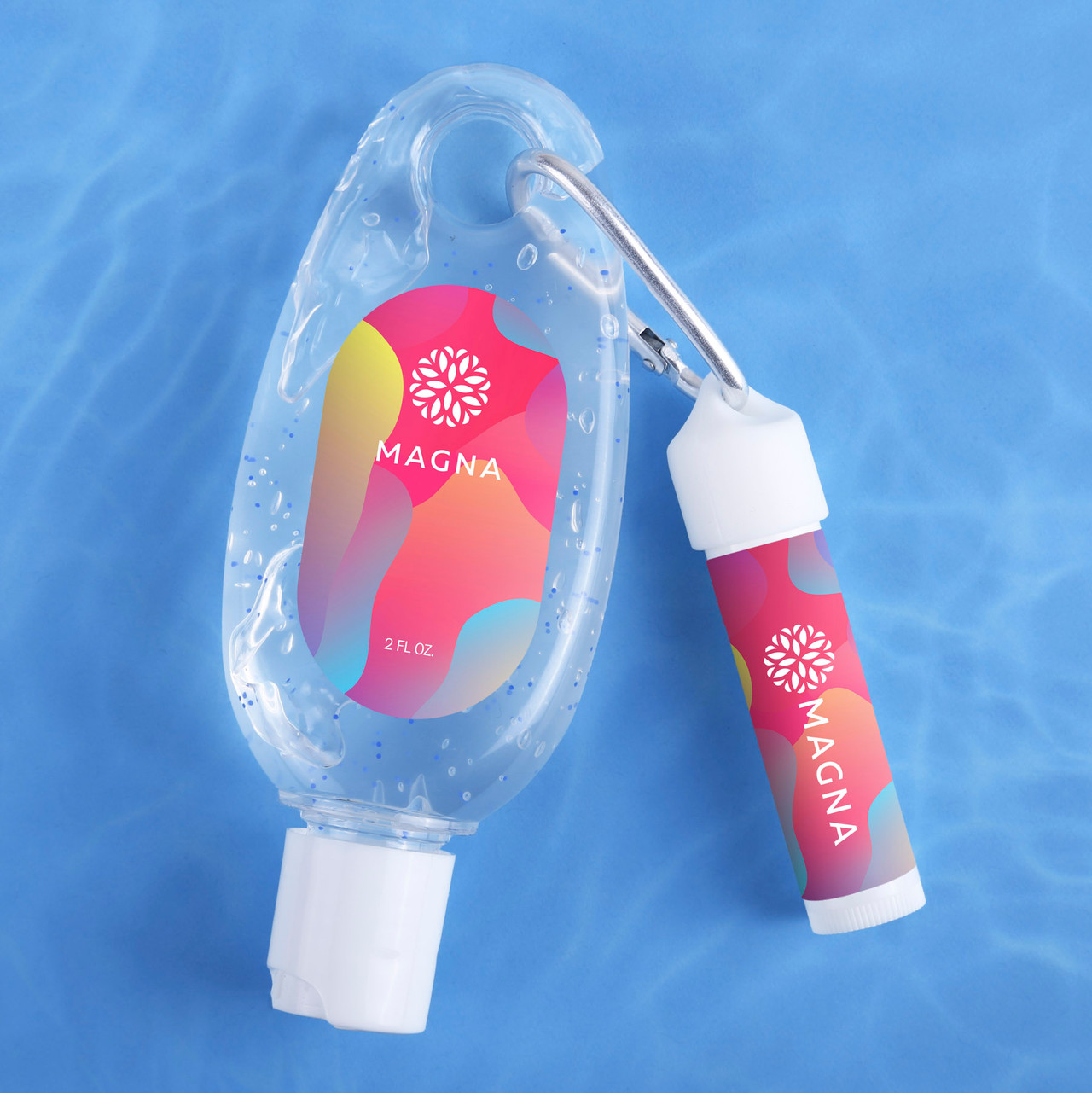 Sanitizer & Lip Moisturizer Carabiner Kit - HPG Brands