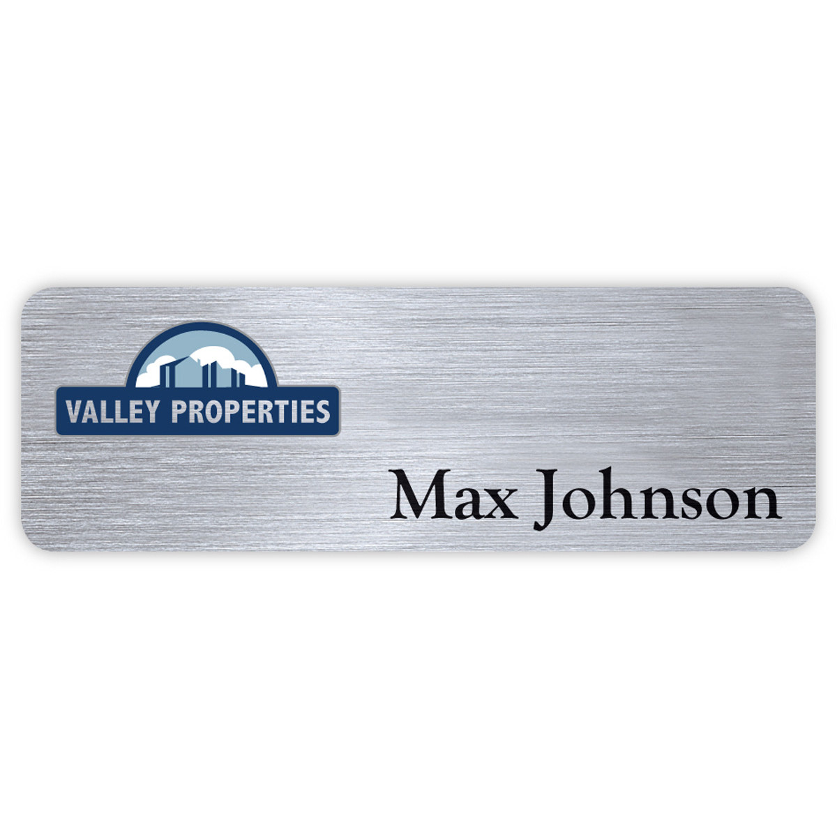 Hollywood Plastic Name Badge (Standard Size 2" x 3") - HPG Brands