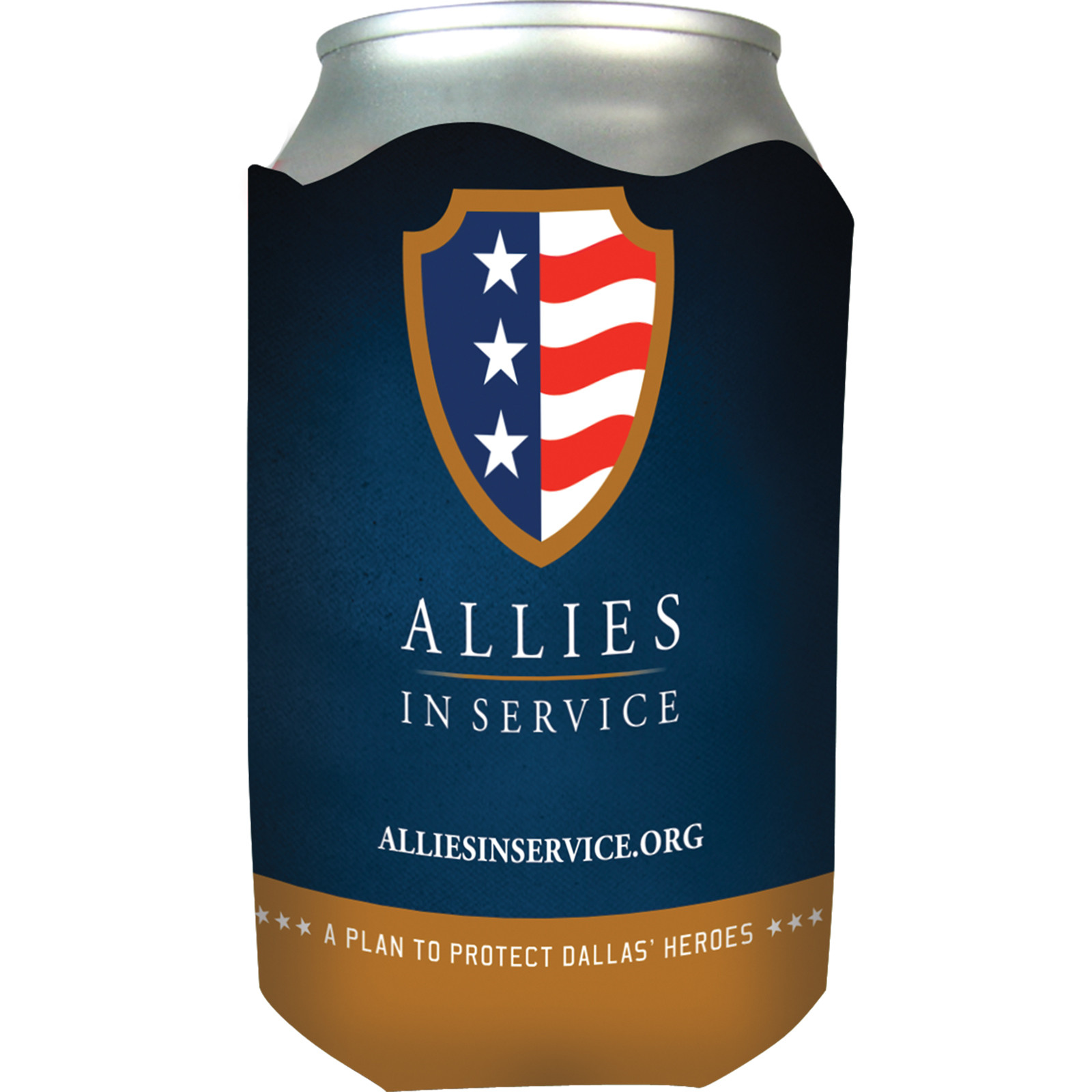 Full Color Triangle Top Can Cooler - HPG Brands