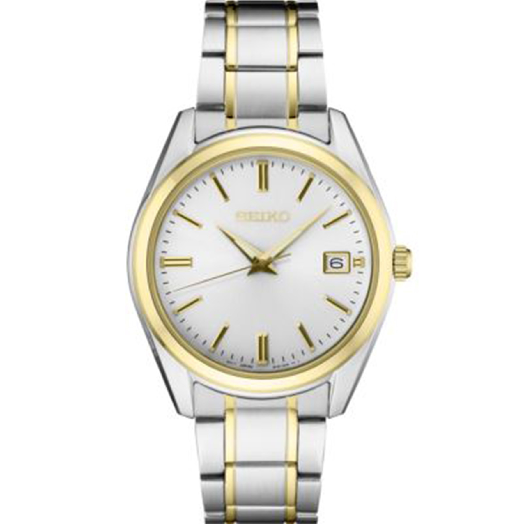Seiko SUR309 Men's Essentials Watch: Silver Blue - HPG Brands