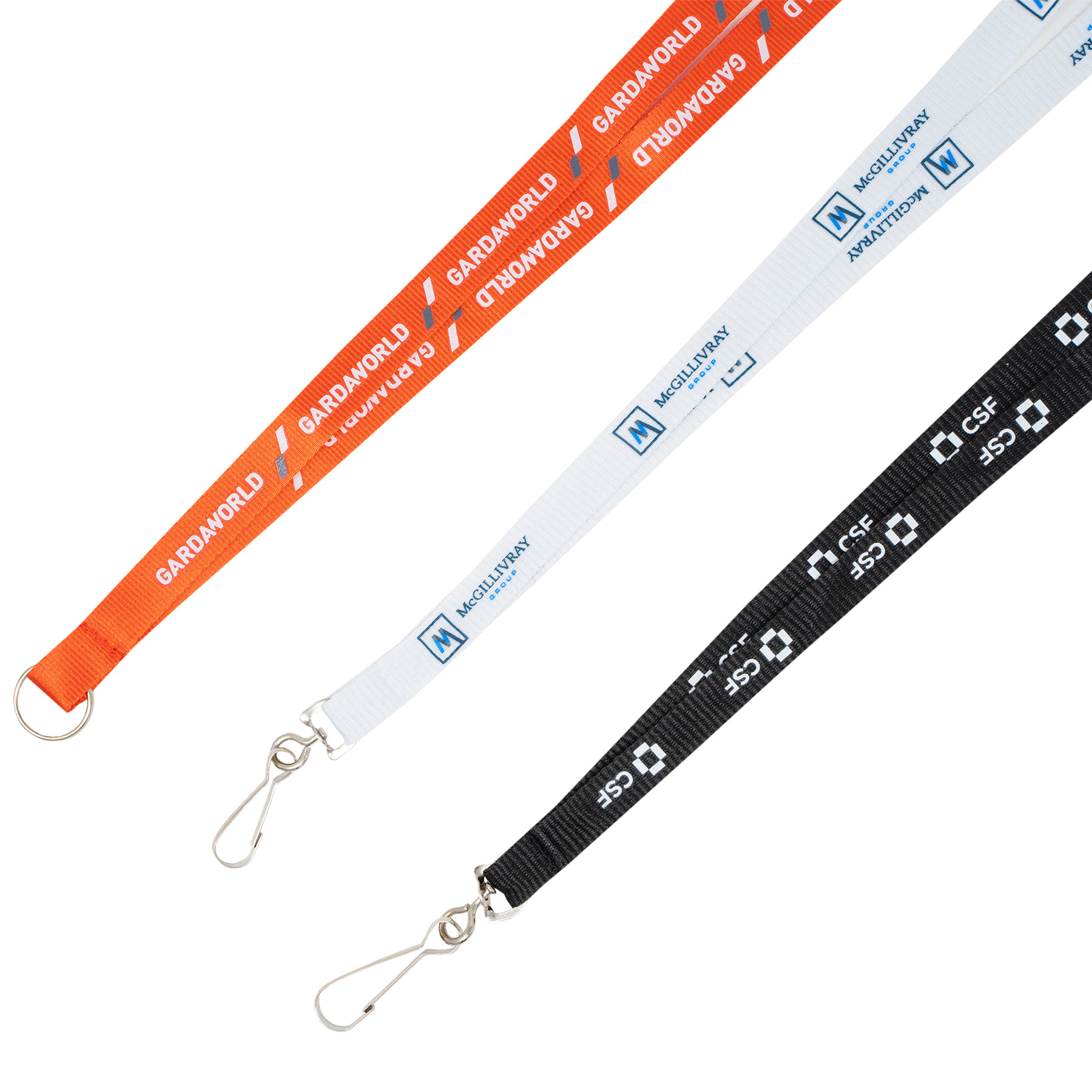 Silkscreened Flat Polyester Lanyard: 1/2" W X 36" L - HPG Brands