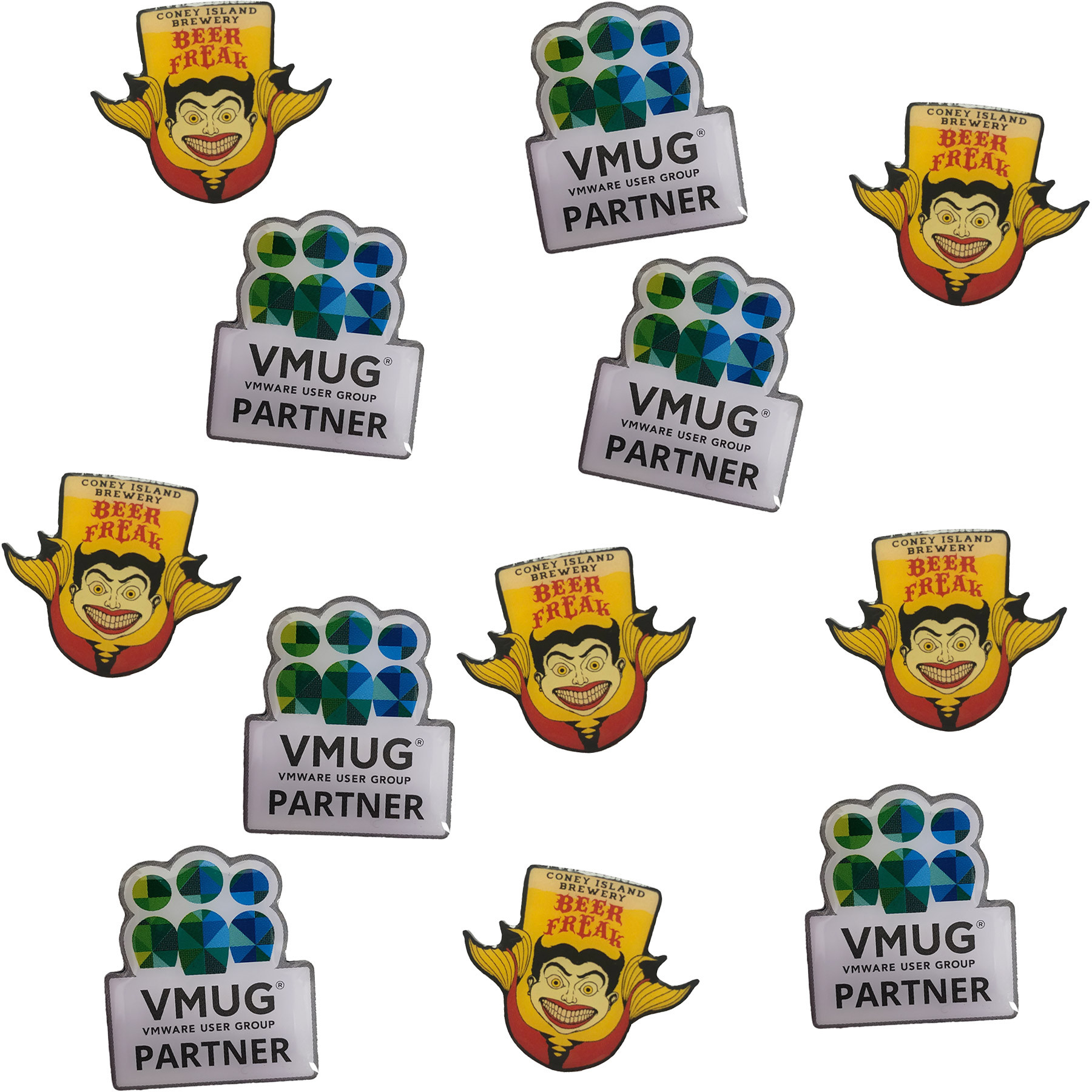 Offset & Screen Printed Lapel Pins: 1/2" W x 1/2" H - HPG Brands