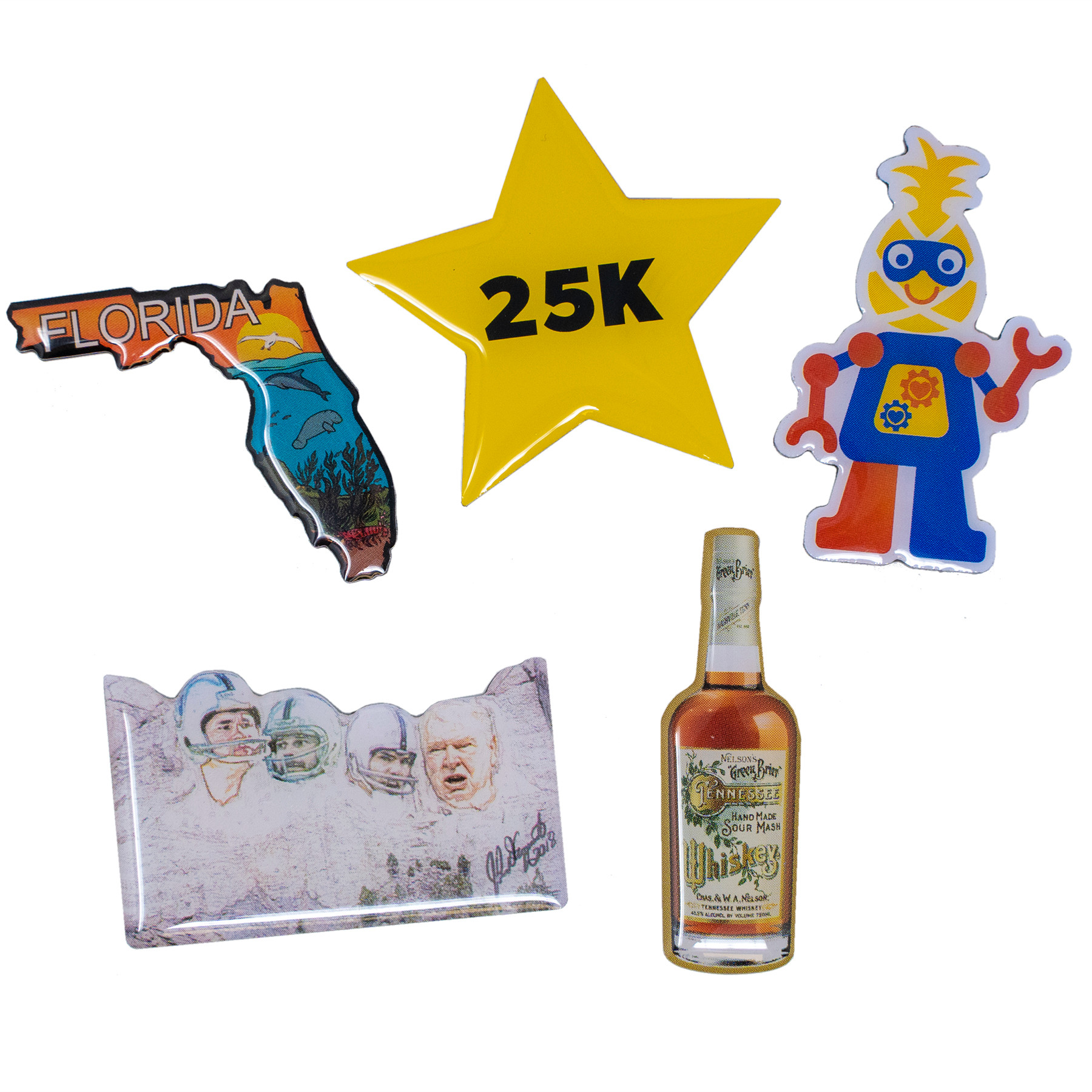 Offset & Screen Printed Lapel Pins: 1 1/2" W x 1 1/2" H - HPG Brands