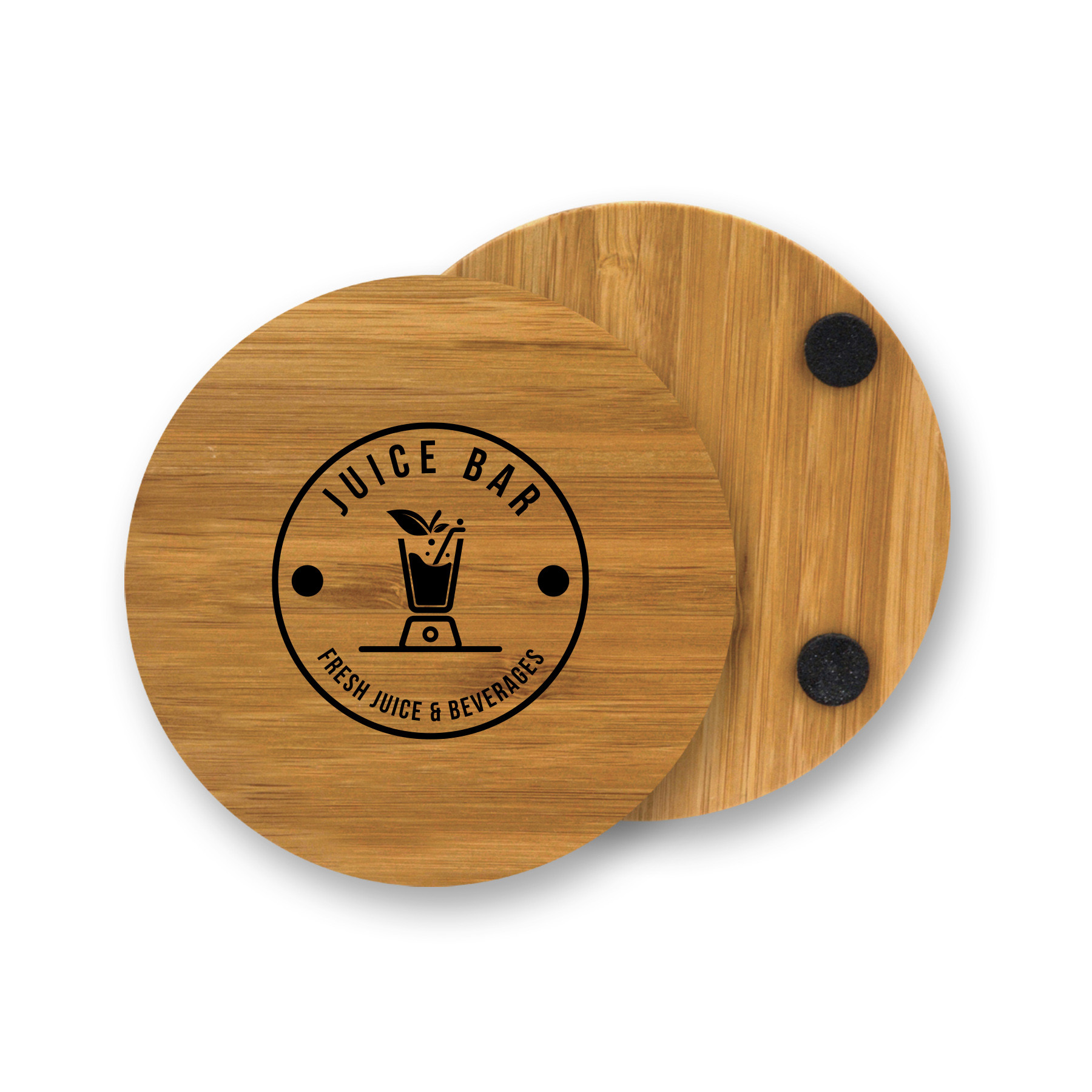 Bamboo Coasters: Single Round - HPG Brands