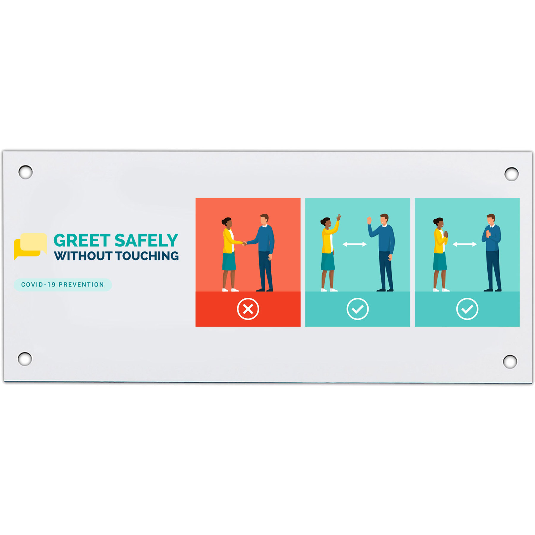 Economy Plastic Signs: 50-75 sq. in. - HPG Brands